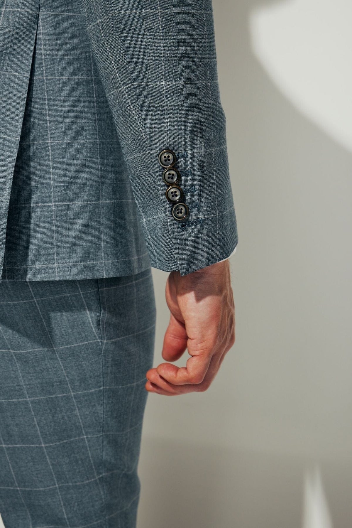 Greyson Suit - Blue Green Check