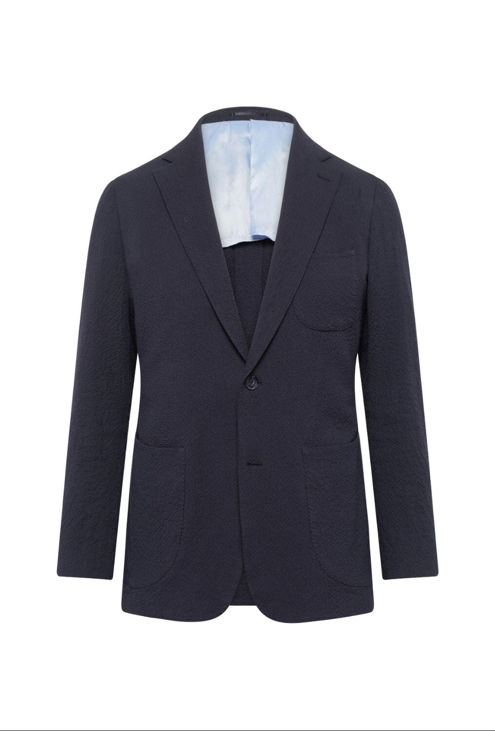 Julius Sports Suit - Navy Seersucker