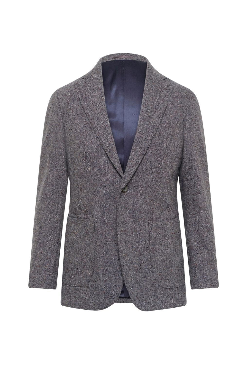 The Liam Suit - Blue Multi Tweed