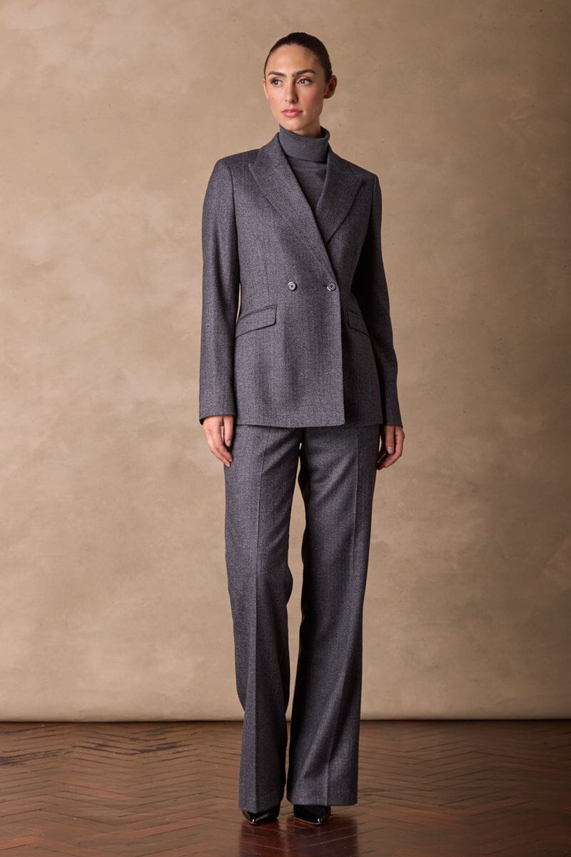 Alexis / Laura Suit - Charcoal Herringbone